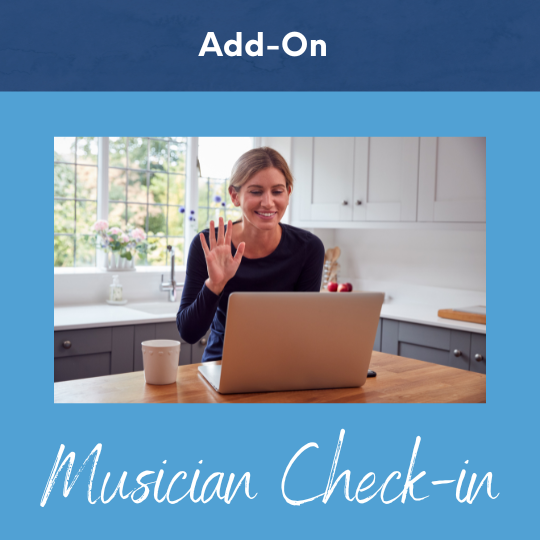 [First Dance] Musician Check-In – Songs With You
